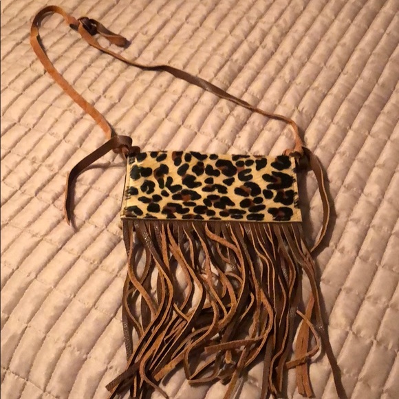 Bags | Handmade Leather Leopard Wristletwallet | Poshmark